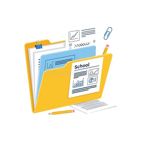 School Folder Clipart