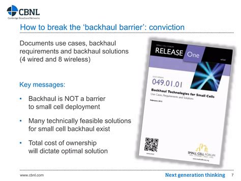 Managing Opex And Capex In Small Cell Backhaul Pptx