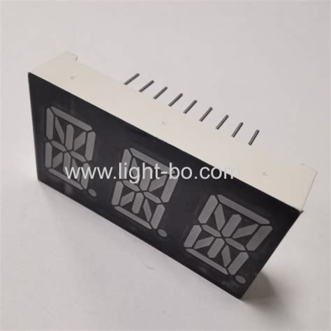 Ultra Red Triple Digit 054 Alphanumeric Led Display 14 Segment Common