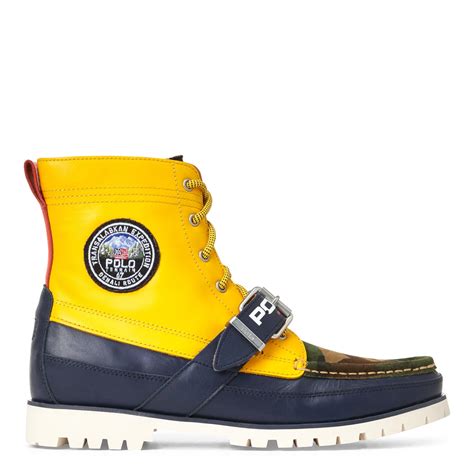 Ralph Lauren Polo Sport Ranger Boot In Yellow For Men Lyst
