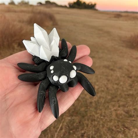 Crystal Spider 3d Printed Articulated New Release Cinderwing Adorable