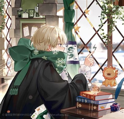 Draco Malfoy Di 2025 Ilustrasi Karakter Sketsa Anime Gambar