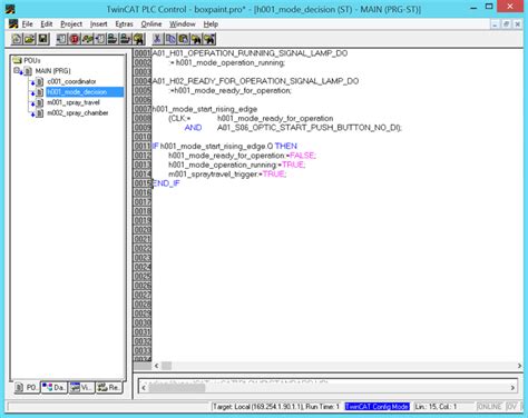 solved add actions variable declarations and code lines to