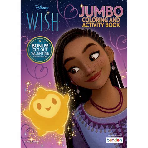 Bendon Disney Wish Valentines Day 64 Page Jumbo Coloring Book 1 Each Delivery Or Pickup Near