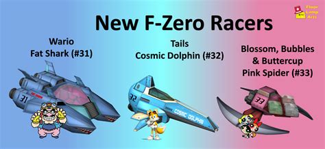 New F Zero Pilots Racers 31 32 33 By Floorlamparts On Deviantart