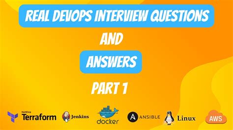 what interviewer asked in a devops interview part 1 youtube