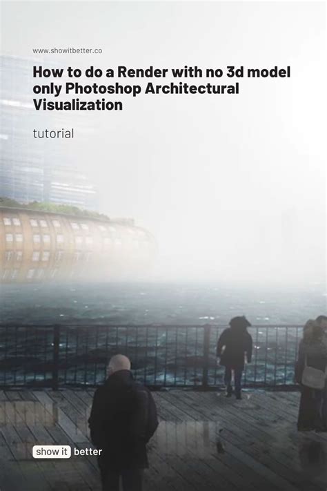 How to do a Render with no 3d model - only Photoshop Architectural Visualization | Visualisation ...