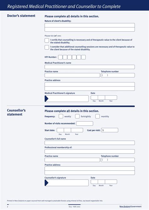 Free 14 Counseling Statement Forms In Pdf