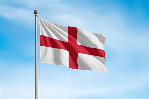 St Georges Cross England Flag Representations 77878694 Vector Art At