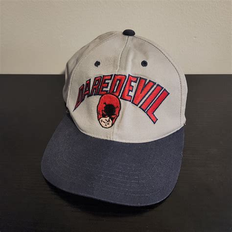 Rare Vintage 1993 Daredevil Marvel Hat Cap Snapback 9 Gem