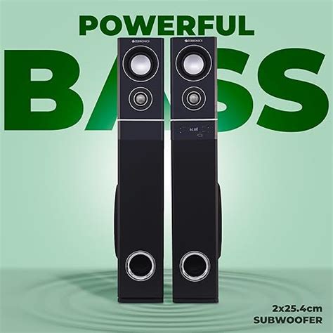 Zebronics Bt9500 Pro Multi Connectivity Tower Speaker With 120w Output
