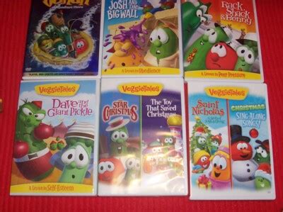 6 Veggie Tales Dvds Ebay
