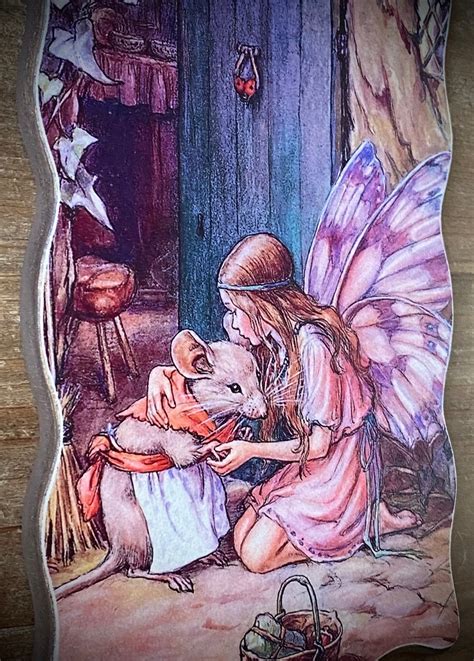 Cecily Mary Barker Plaque Of Vintage Illustration Decor Sweet Fairy