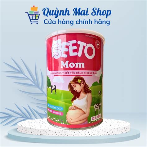 Sữa Bầu Seeto Mom Bổ Sung Dinh Dưỡng Thiết Yếu Dành Cho Mẹ Bầu Giúp