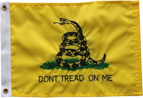 Flagwin Dont Tread On Me Flag 12x18 Embroidery Double Sided Gadsden