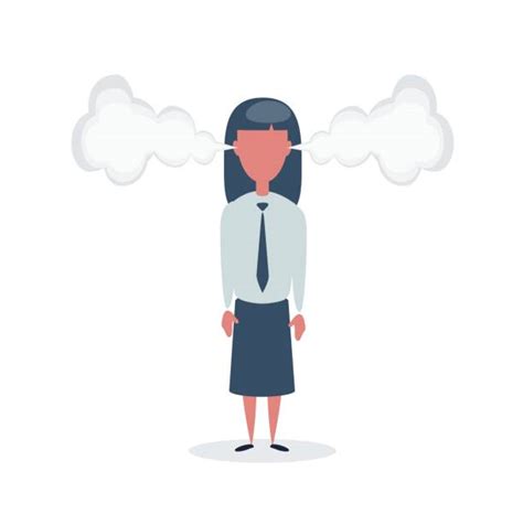 160 Steam Out Of Ears Stock Illustrations Royalty Free Vector