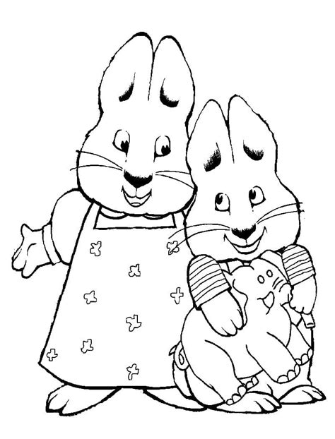 Desenhos De Max E Ruby 21 Para Colorir E Imprimir Colorironlinecom