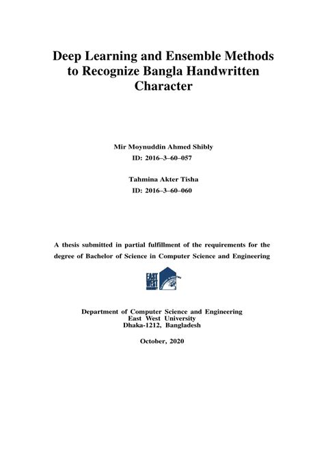 pdf deep learning and ensemble methods to recognize bangla