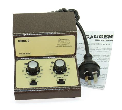 Sold At Auction Gaugemaster Model D Dual Train Power Controller