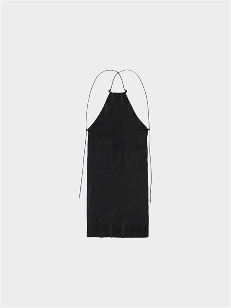 Issey Miyake Im 2000s Black Pleated Apron Dressvest