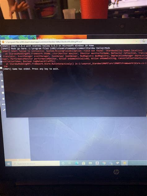 This Popped Up As Im Trying To Play I Updated The Game Sve And Smapi