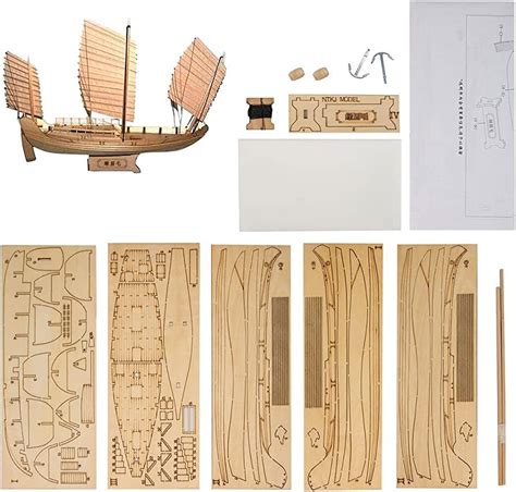 Red Dragon Ship Model Kit Zheng He Ship Dimensions Handcrafted Boat