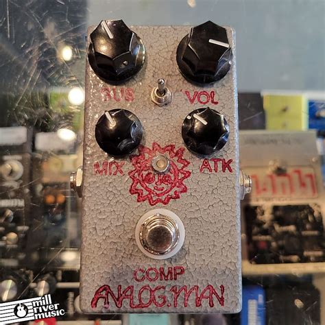Analogman Comprossor Compressor Effects Pedal Used Reverb