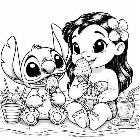 56 Lilo En Stitch Kleurplaat Unieke Download En Print Cores Disney
