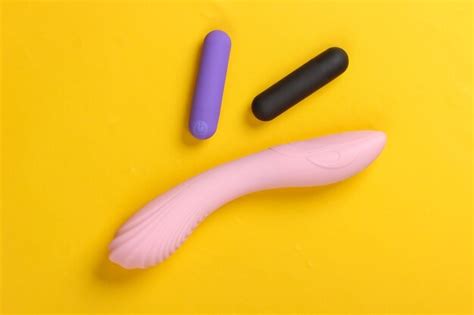 Premium Photo Female Sex Toys On Yellow Sex Stimulation
