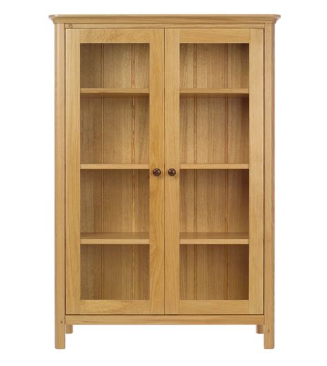 Solid Wood Bookcase With Doors Books Home