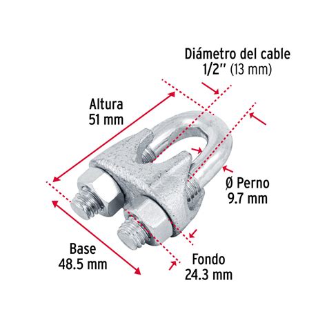 Nudos Perros Para Cable Fiero 12 13 Mm