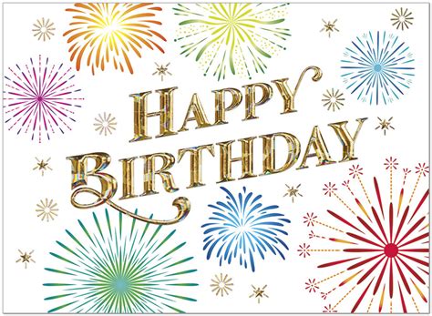 Birthday Fireworks Card Business Birthday Cards Posty Cards