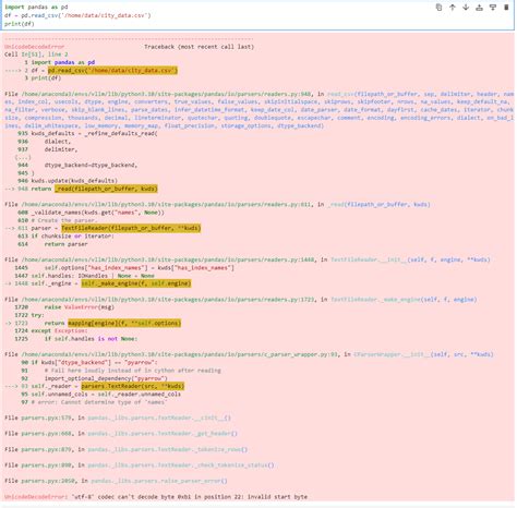 Unicodedecodeerror ‘utf 8‘ Codec Can‘t Decode Byte 0xb1 In Position 22 Invalid Start Byte 解决方案