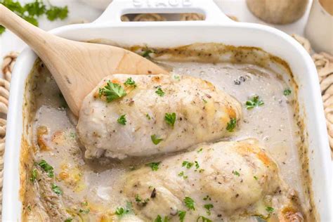 Baked Chicken And Cream Of Mushroom Soup Recipe Ask Chef Dennis