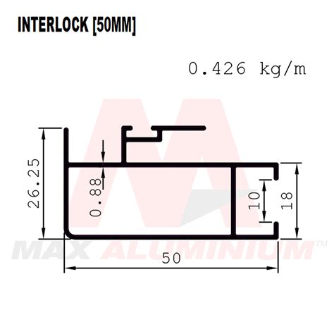 Sliding Profiles Max Aluminium