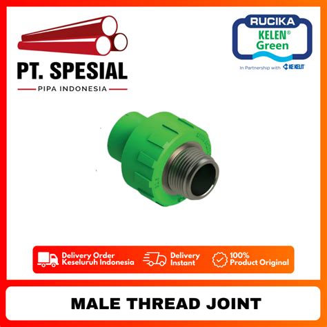 Jual Sock Drat Luar 32x34 Ppr Rucika Sdl Ppr Rucika Male Thread