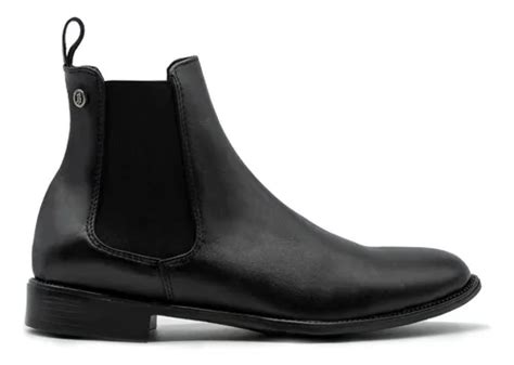 Botín Chelsea Boots Piel Color Negro Andre Bocassi