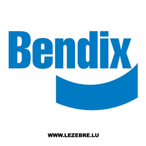 Sticker Autocollant Bendix Logo
