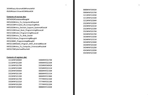 Solved Overview This Program Will Store Information Chegg