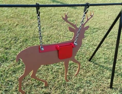 Ar500 Reactive Deer Target Outdoor Shooting Range Steel Shooting