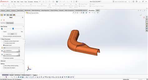 Mesh Parameters In Solidworks Simulation