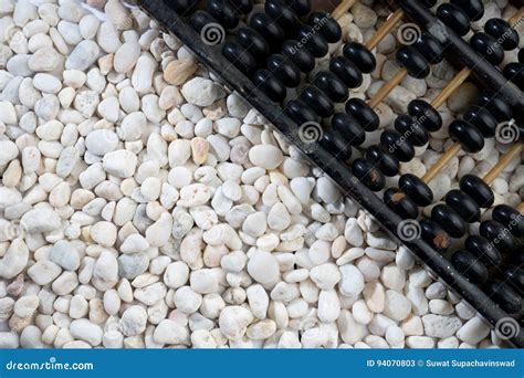 Black Classic Abacus Stock Image Image Of Background 94070803