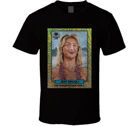 Jeff Spicoli Vintage Retro Sports Trading Card Distressed Look T Shirt