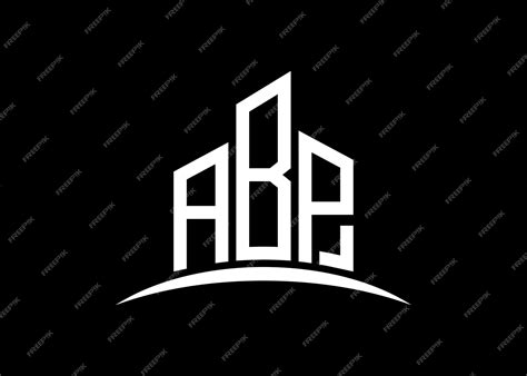 Premium Vector Letter Abp Building Vector Monogram Logo Design Template Building Shape Abp Logo