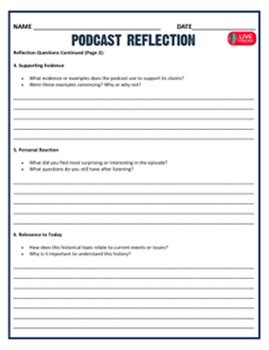 Podcast With Reflection Worksheets Triangle Shirtwaist Fire Tpt