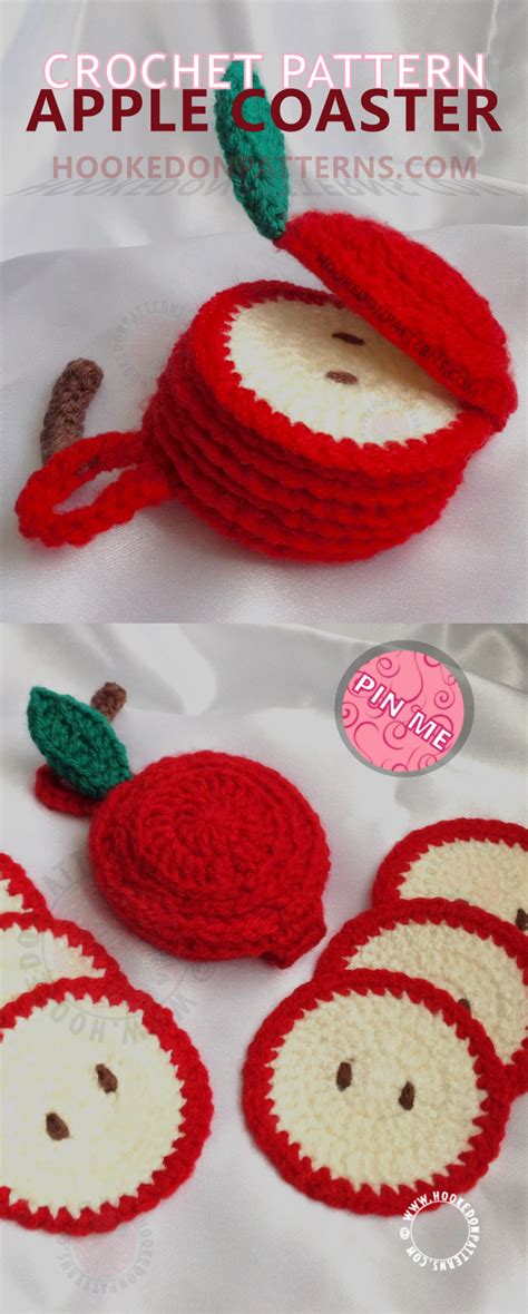 Crochet Apple Coaster Free Pattern At Ben Thornton Blog