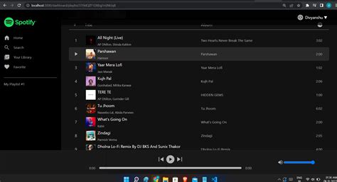 Github Divyanshujamlokispotifyclone Spotify Clone Built Using Vanilla Js Vite And Tailwind Css