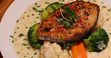 Grilled Fish With Lemon Butter Sauce Ideal For An Intimate Meal Or A