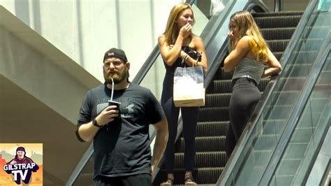 Wet Fart Prank On The Escalator Youtube