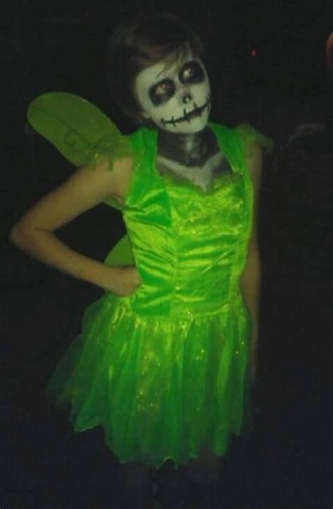 Tinkerbell Fairy Halloween Costume Skeleton Undead